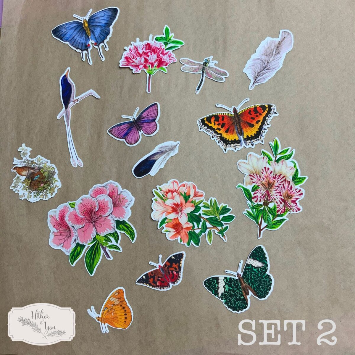 Cottage Core Stickers - Hither and Yon Studio