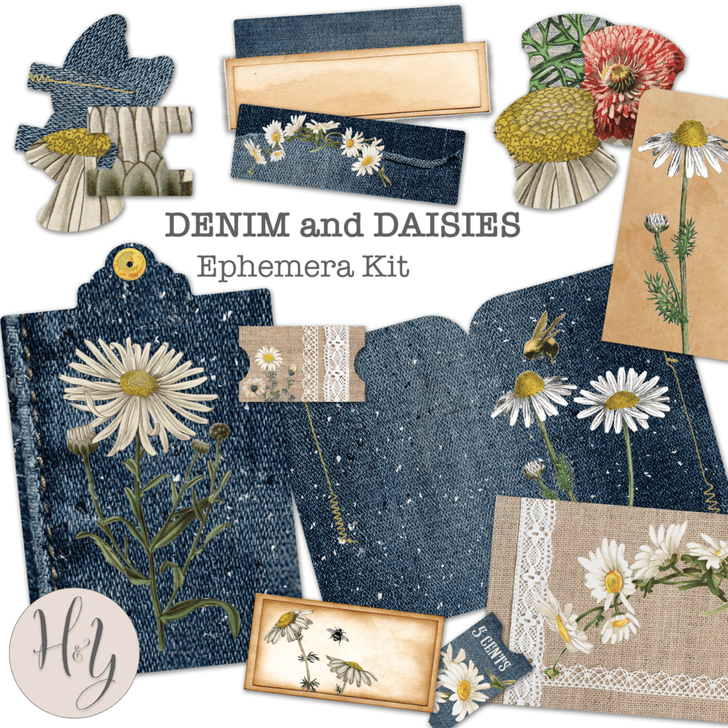 Denim and Daisies Kit - Hither and Yon Studio