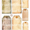 Distressed Tags and Words | Hither and Yon Studio