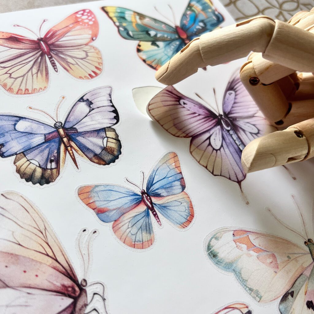 Stickers Full Sheet “Flutter” – Hither and Yon Studio