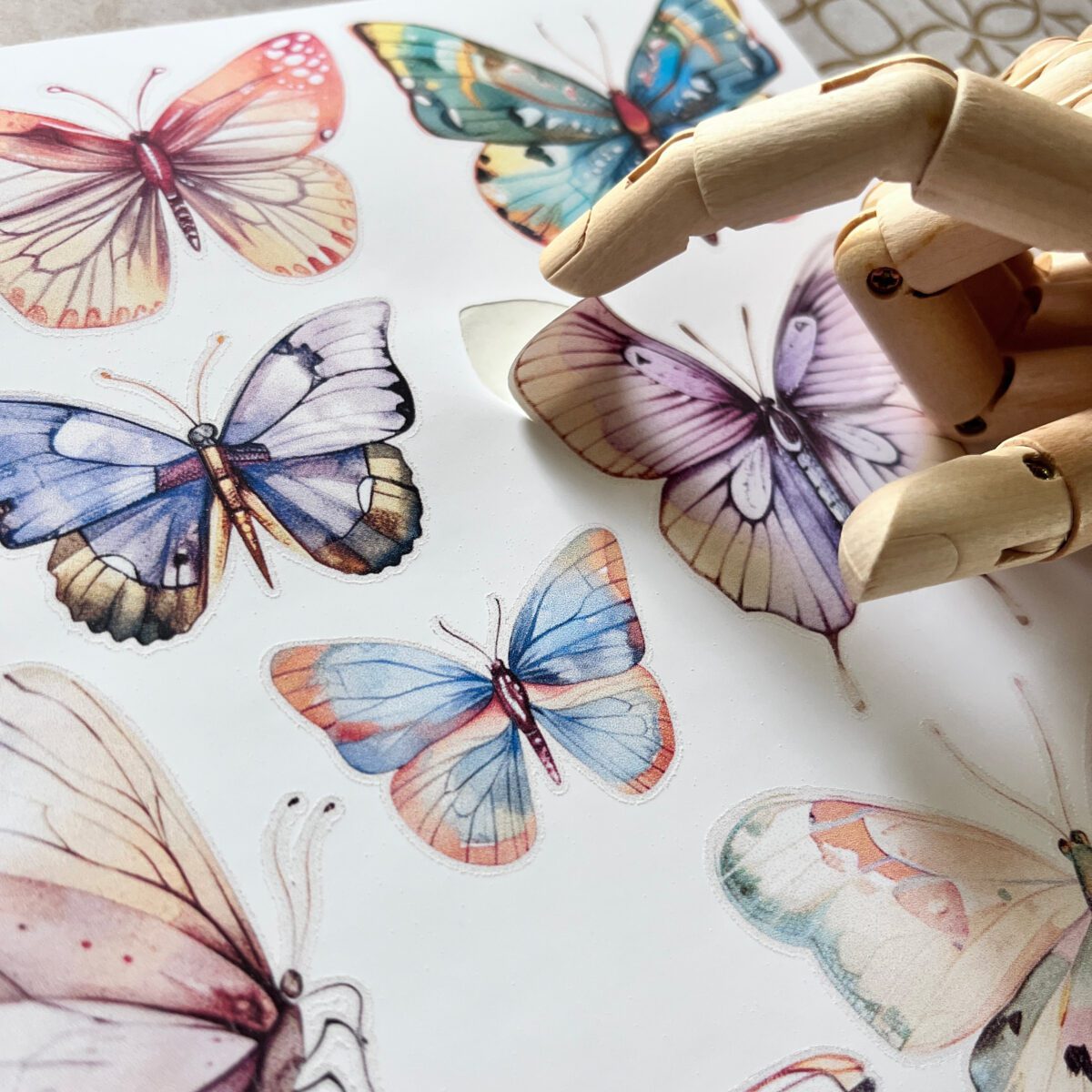 Stickers Full Sheet "Flutter" - Hither and Yon Studio