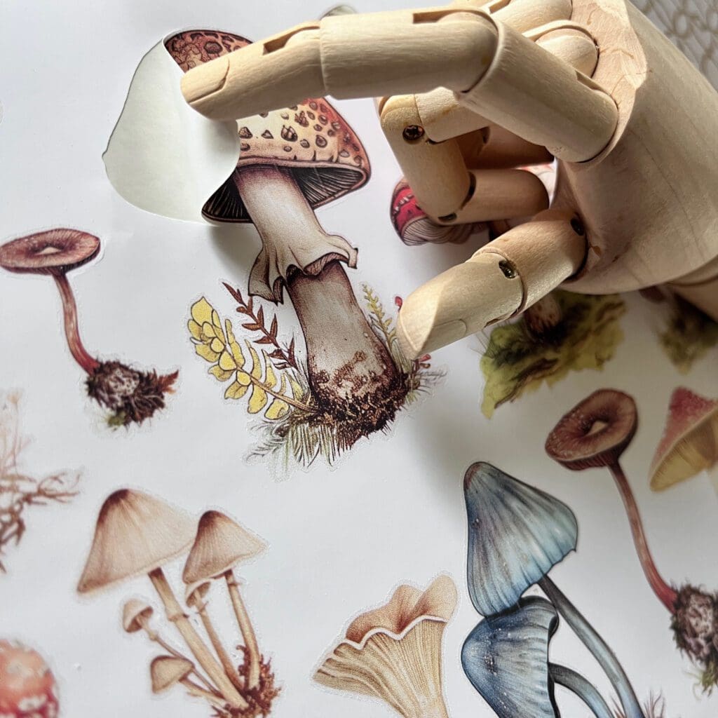 Stickers Full Sheet “Shrooms” – Hither and Yon Studio